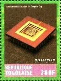 Stamp: Computer chip patented (Togo(Millennium (2000)) Mi:TG 3074,Sn:TG ...