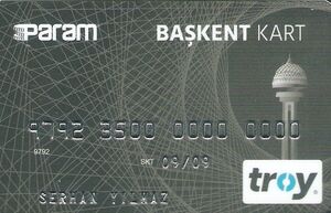 Functional Card: Param Başkent (Prepaid Cards, Türkiye (Turkey)(Param ...