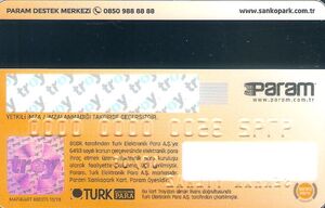 Gift Card: Param Sanko Park (Param, Turkey) (Param) Col:TR-PARAM-042A