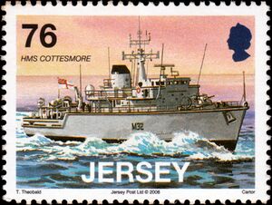 Sello: HMS Cottesmore (Jersey) (Jersey Naval Connections (2nd ser ...