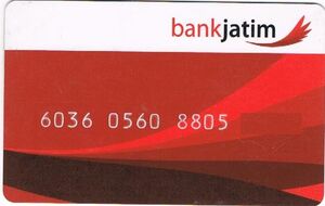Bank Card: Bank Jatim (Bank Jatim, Indonesia) Col:ID-GM-0114.02