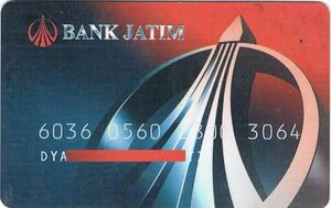 Bank Card: Bank Jatim (Bank Jatim, IndonesiaCol:ID-GM-0116