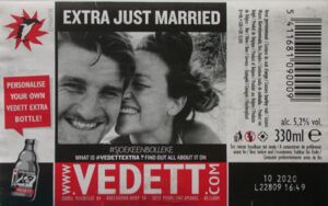 Drink Label: Vedett Extra Just Married (Duvel Moortgat, BelgiumCol:BE ...