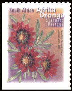 Stamp: Botterblom (Gazania krebsiana) - Afrika Dzonga (South Africa ...