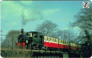 Phonecard: Steam Locomotive with passenger wagons (FAKE France, Fake ...
