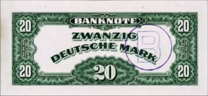 Banknote: 20 Deutsche Mark (Germany, Federal Republic(1948 First Issue ...