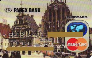 Bank Card: Old Riga (Parex Bank, LatviaCol:LV-MC-0001