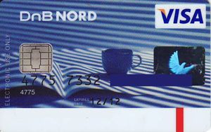 Bank Card: Visa-clasic (DnB NORD BANKA, LatviaCol:LV-VI-0004