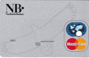 Bank Card: Nordlands Banken (Nordlands Banken, NorwayCol:NO-MC-0027