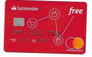 Bank Card: Free (Banco Santander, BrazilCol:BR-MC-0053.03
