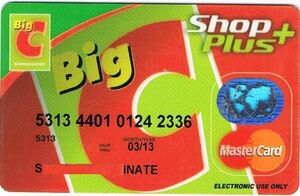 Bank Card: Big C - Shop Plus (Cetelem, ThailandCol:TH-MC-0066