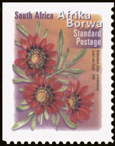 Stamp: Botterblom (Gazania krebsiana) - Afrika Borwa (South Africa ...
