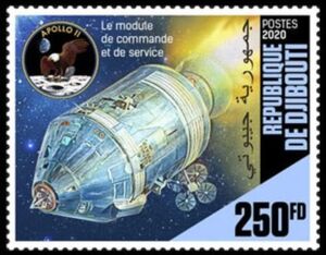 Stamp: 90th Anniversary of the Birth of Buzz Aldrin (Djibouti(Buzz ...
