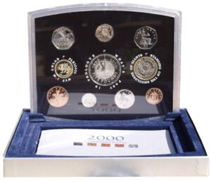 コイン: Various Pounds (Proof set 2000 Standard) (イギリス(1970~Today - Proof ...