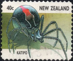 Stamp: Katipo (Latrodectus katipo) (New Zealand(Creepy Crawlies) Mi:NZ ...