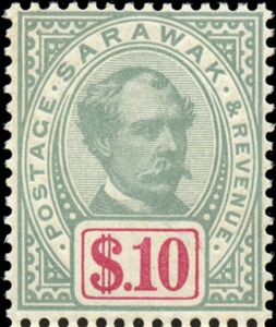 Stamp: Sir Charles Brooke (SarawakYt:MY-SR 22C,Sg:MY-SR 21c