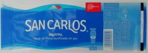 Drink Label: San Carlos sin gas (CBC Peruana S.A.C., PeruCol:PE-WATER ...