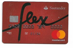 Bank Card: Flex (Banco Santander, Brazil) Col:BR-MC-0054-3