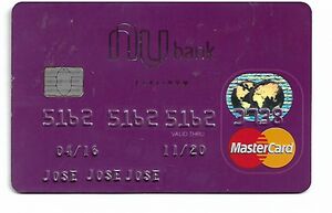 Cartões de bancos: Nubank Platinum (Nubank, BrasilCol:BR-MC-0100.02