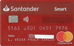 Bank Card: Santander Smart (Banco Santander, PortugalCol:PT-MC-0032