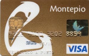 Bank Card: Montepio (Montepio Geral, PortugalCol:PT-VI-0088