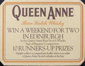 Beer Coaster: Queen Anne (Hill Thomson & Co.Ltd., United Kingdom of ...