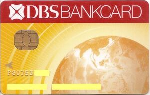 Bank Card: DBS Bank Card (DBS Bank, SingaporeCol:SG-VI-0030 💳