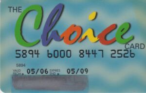 Bank Card: The Choice Card (Hongkong and Shanghai Banking, SingaporeCol ...