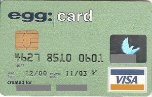 Bank Card: egg Card (egg Card, United Kingdom of Great Britain ...