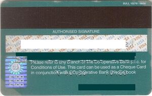 Bank Card: The Cooperative Bank (The Cooperative Bank, United Kingdom ...