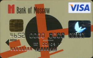 Bank Card: Bank of Moscow (Bank of Moscow, RussiaCol:RU-VI-0047.04