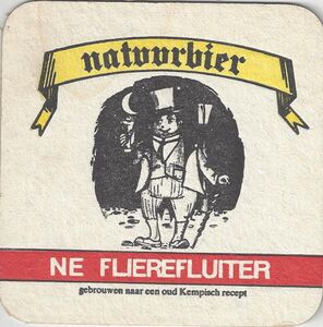 Beer Coaster: Ne Flierefluiter (Brouwerij Fisser, BelgiumCol:BE-012754