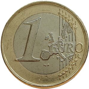 钱币: 1 Euro (1st Map of Europe) (卢森堡(2002~Today - Henri II (Euro ...