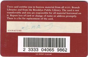 Functional Card: The New York Public Library (Education, Universities ...