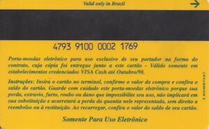 Bank Card: Visa Cash Recarregavel (Banco do Brasil, BrazilCol:BR-VC-0001