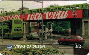 Phonecard: Coca-Cola Bridge in Dublin (FAKE United Kingdom, Fake(D.I.T ...