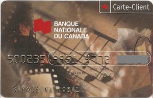 Bank Card: Banque National Du Canada (National Bank of Canada ...