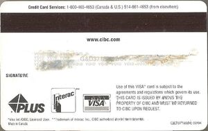 Bank Card: Cibc Classic (Canadian Imperial Bank of Commerce, CanadaCol ...