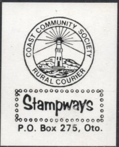Stamp: Stampways- Coast Community Society Rural Courier (New Zealand ...