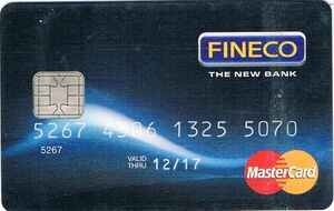 Bank Card: FINECO - The New BAnk (FinecoBank S.p.A, ItalyCol:IT-MC-0086