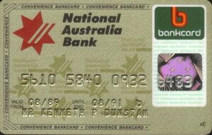 Bank Card: National Australia Bank (National Australia Bank, Australia ...
