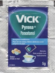 Tea Bag: Pyrena Paracetamol (Vick, Brazil) Col:TB-BR-0076
