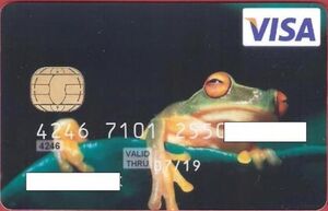 Bank Card: Frog (ING Bank Śląski SA, PolandCol:PL-VI-0575