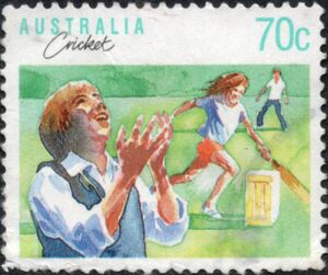 Stamp: Cricket (Australia(Sports) Mi:AU 1144,Sn:AU 1111,Yt:AU 1106F,Sg ...