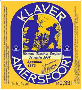 Drink Label: Klaver Speciaal 1873 (Het Klaverblad Amersfoort V.O.F ...