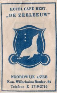 Sugar Packet: Hotel Café Rest. "De Zeeleeuw" (Netherlands(Hotels) Col ...