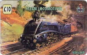 Phonecard: Steam Locomotive Mallard - Blank (FAKE United Kingdom, Fake ...