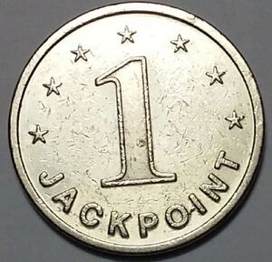 Token: 1 Jackpoint (Worldwide(Machine Tokens) Col:WW-000008 🪙