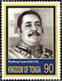 Stamp: King George Tupou II (Tonga(Kings and Queens of Tonga) Mi:TO ...