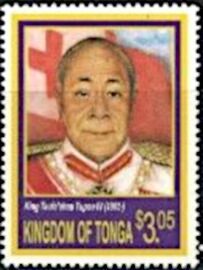 Stamp: King Taufa‘ahau Tupou IV (Tonga(Kings and Queens of Tonga) Mi:TO ...